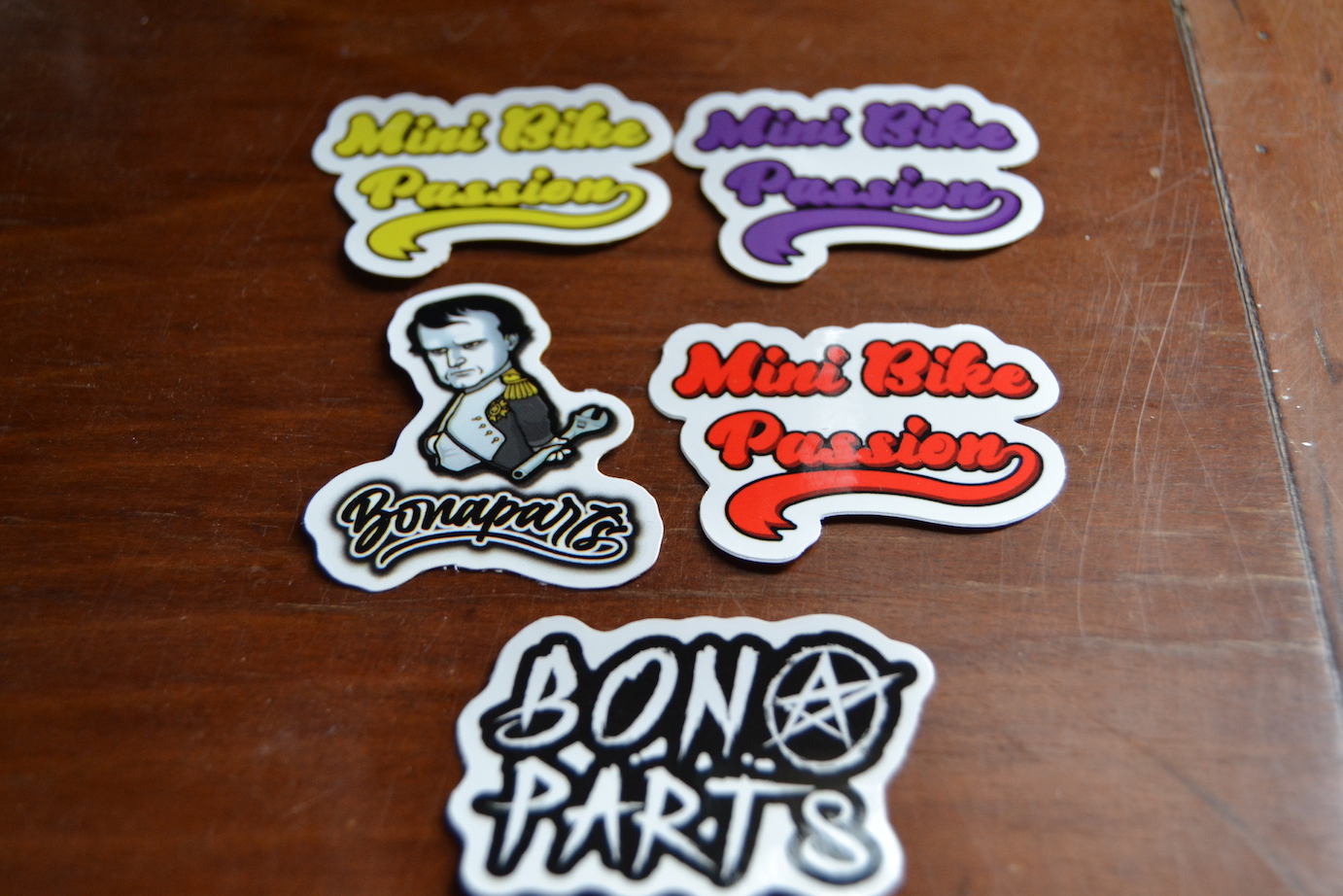 Kit 5x stickers MBP BONAPARTS | BONAPARTS